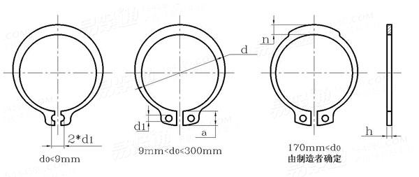 GB /T 894 - 2017-标准型（A型）轴用弹性挡圈- 易紧通
