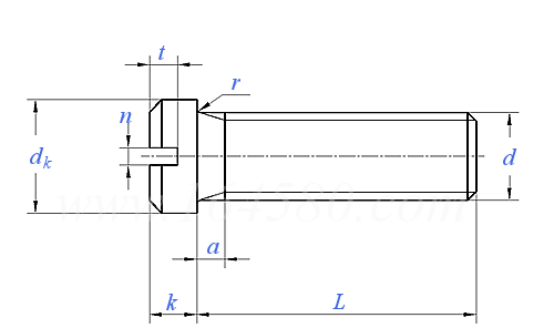 DIN 920 - 2024-开槽小盘头螺钉- 易紧通