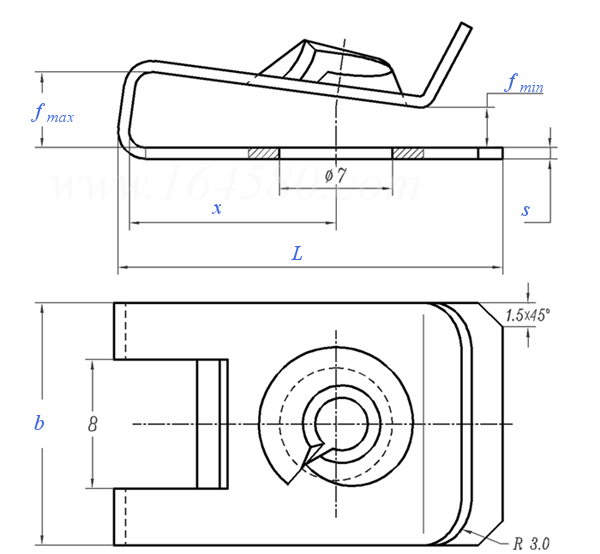DIN 34818 - 2002-簧片螺母- 易紧通