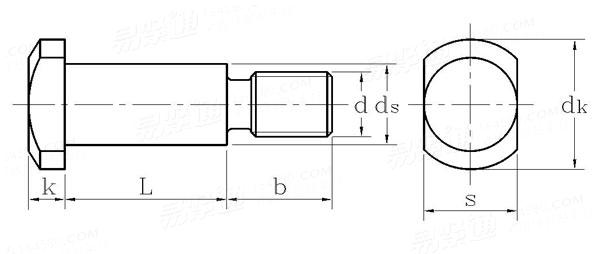 DIN 1445 - 1977Clevis pins with head and stud end