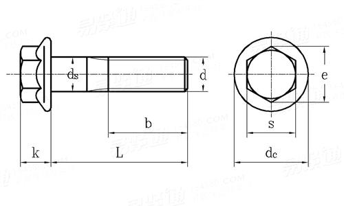 ISO 15072 - 1999Hexagon bolts with flange with metric fine pitch thread ...