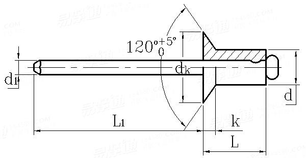 ISO 15978 - 2002Open End Blind Rivets With Break Pull Mandrel And ...