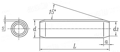 DIN EN ISO 8750 - 2007Spring-Type Straight Pins - Coiled, Standard Duty