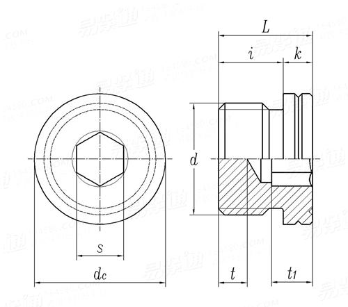 ISO 6149 (-4) - 2017 (PLIH)Internal Hex Port Plug