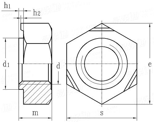 DIN 929 - 1987Hexagon weld nuts