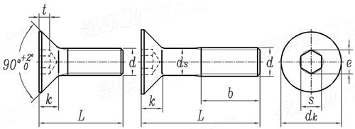 UNI 5933 - 1988-内六角沉头螺钉- 易紧通