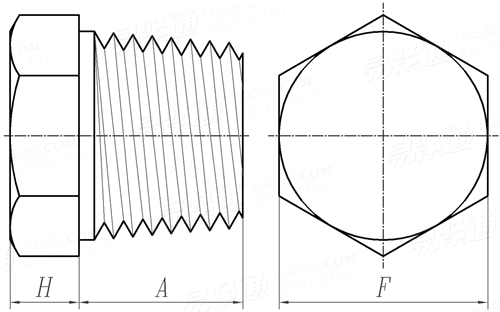 ASME B 16.11 - 2016 Hexagon Head Plug - 易紧通