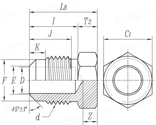 SAE J 513 (010109-P2) - 2019Refrigeration Tube Fittings - Plug