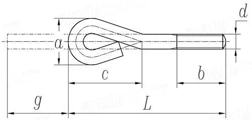 DIN 529 (A) - 1986Foundation Bolts - Type A